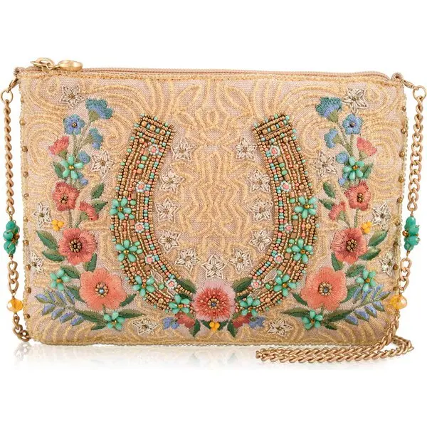 MARY FRANCES ACCESSORIES Iron Luck Mini Handbag