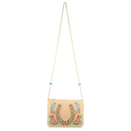 MARY FRANCES ACCESSORIES Iron Luck Mini Handbag