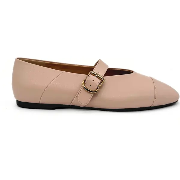 AMIE RAFA Reign Cap Toe Mary Janes - Pink