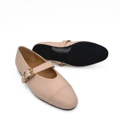 AMIE RAFA Reign Cap-toe Mary Janes - Pink