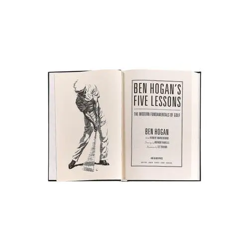 GRAPHIC IMAGE Ben Hogan's Five Lessons The Modern Fundamentals Of Golf Leather Edition