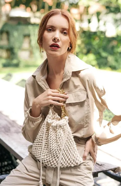 BRUNNA.CO The Lyon Macrame Tote Bag
