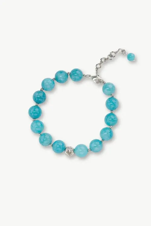 CLASSICHARMS Gia Amazonite Beaded Bracelet - Blue