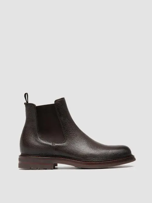 Officine Creative Aston Flexi 004 Suede Chelsea Boots - Brown