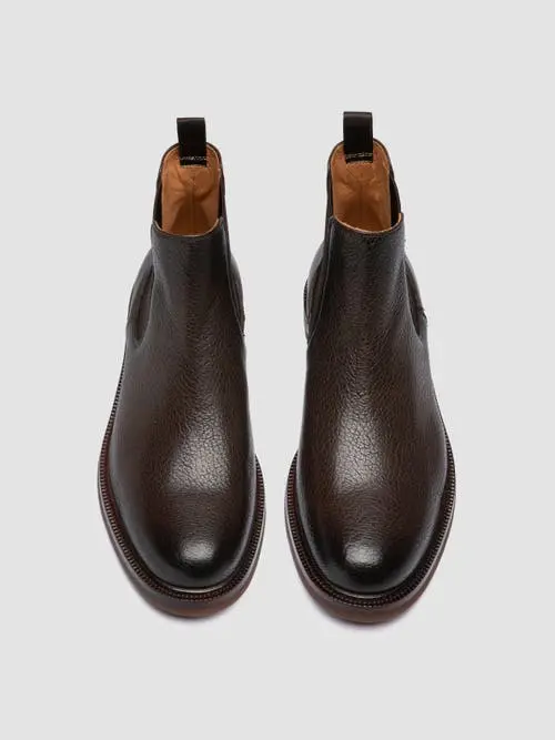 Officine Creative Aston Flexi 004 Suede Chelsea Boots - Brown