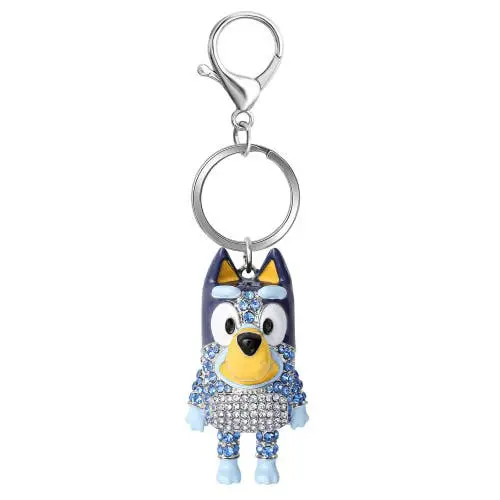 BLUEY Bag Charm Pave Crystal - Blue