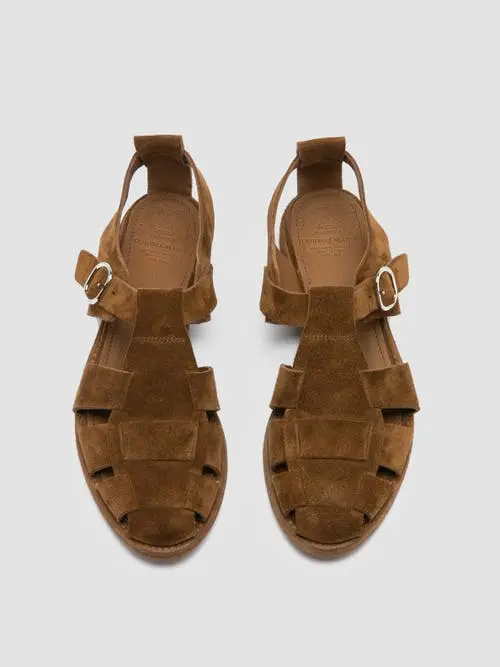 Officine Creative Lexikon 536 Woven Sandals - Light Brown