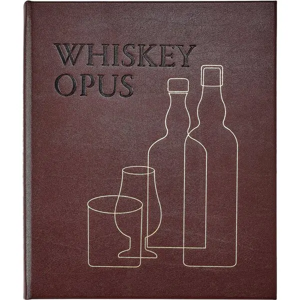 GRAPHIC IMAGE Whiskey Opus The Definitive Guide To The World's Greatest Whiskey Distilleries Leather Edition - Brown