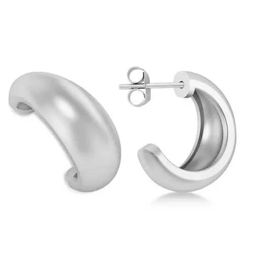 ALLUREZ J Hoop Tusk 14k Earrings