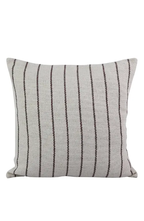 MANUSHI Cotton Striped Pillowcover + Insert - Beige