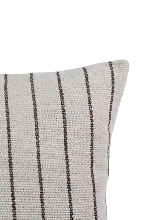 MANUSHI Cotton Striped Pillowcover + Insert