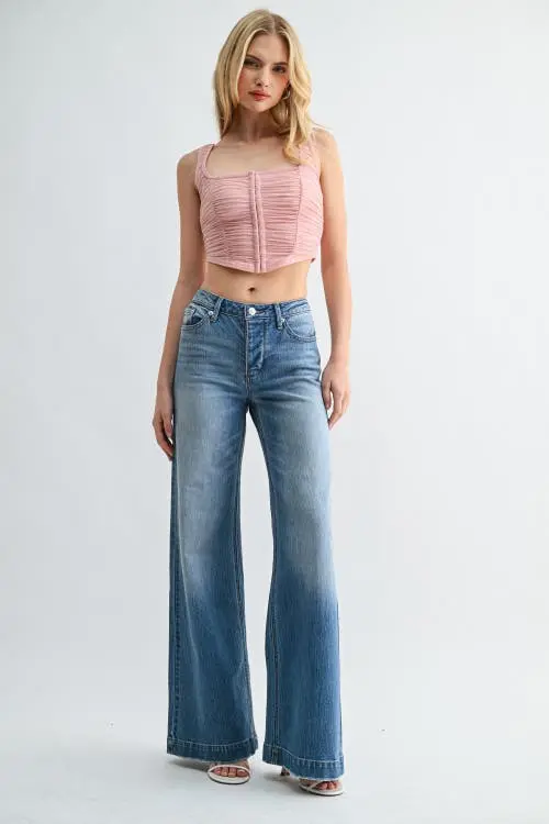JEMINA DENIM The Mid-wide Jeans