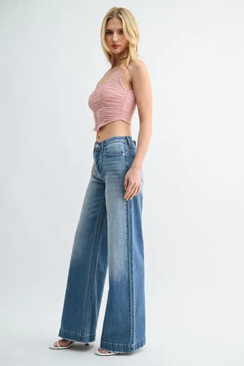 JEMINA DENIM The Mid-wide Jeans