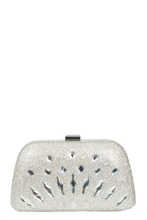 LAUREN LORRAINE Shana Clutch - Silver