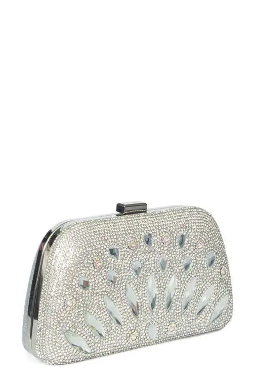 LAUREN LORRAINE Shana Clutch - Silver