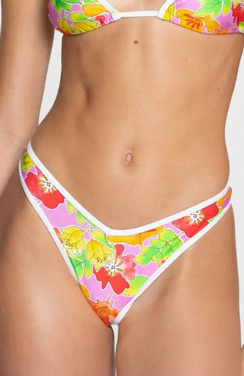 BRIGHT SWIMWEAR Zara Bottom High Rise V-cut Bikini Bottom - Florence