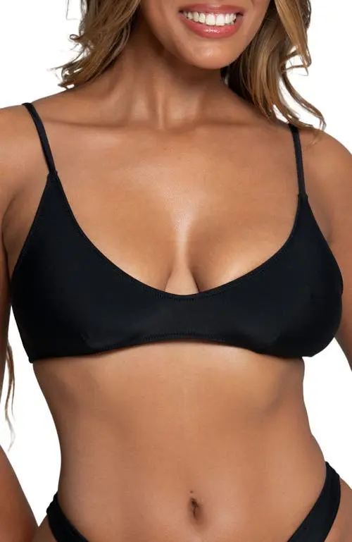 BRIGHT SWIMWEAR Sofie Top - Black