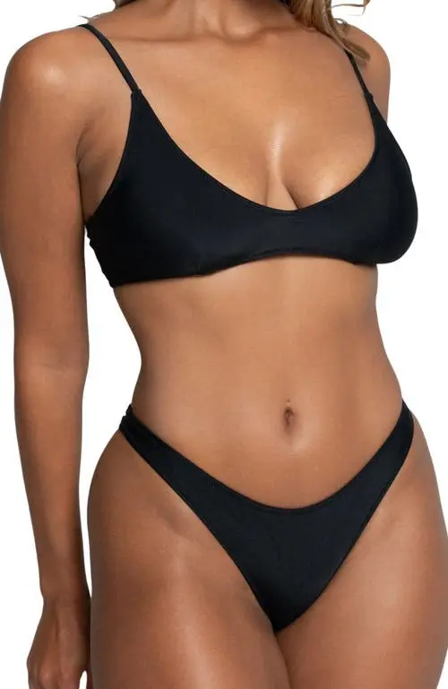 BRIGHT SWIMWEAR Sofie Top - Black