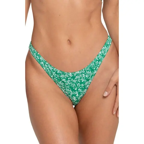 BRIGHT SWIMWEAR Sofie Bottom Floral Bikini - Peppermint