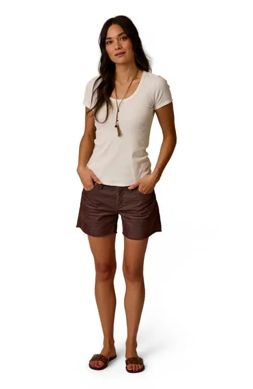 Carve Designs Oahu 4" Relaxed Corduroy Shorts - Penny
