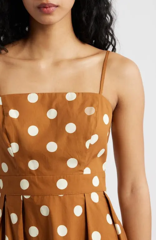 FREEMARKET Dot Sleeveless Maxi Dress