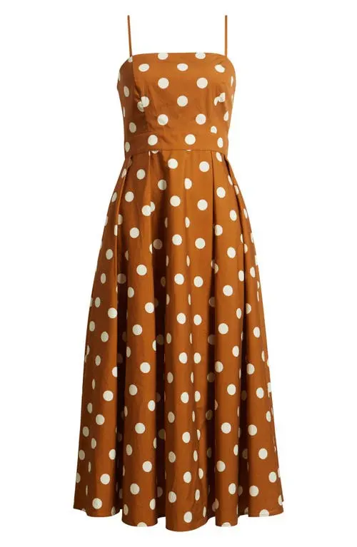 FREEMARKET Dot Sleeveless Maxi Dress