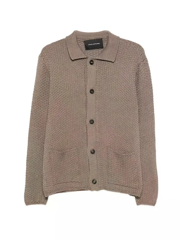 Tagliatore Button Patch Pocket Cardigan - Neutrals