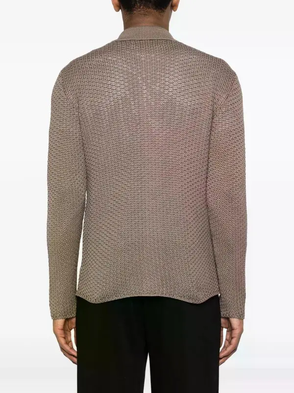 Tagliatore Button Patch Pocket Cardigan - Neutrals