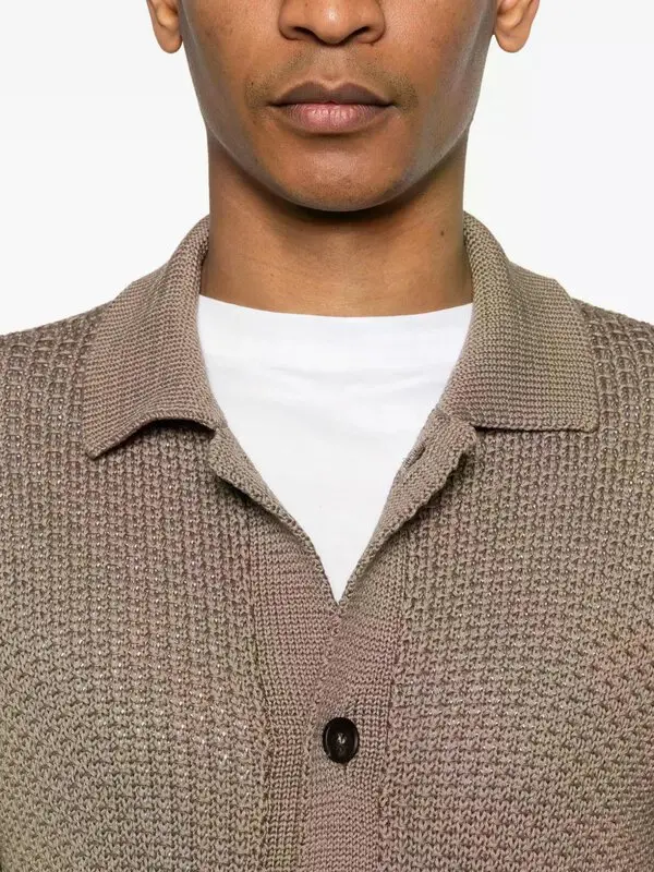 Tagliatore Button Patch Pocket Cardigan - Neutrals