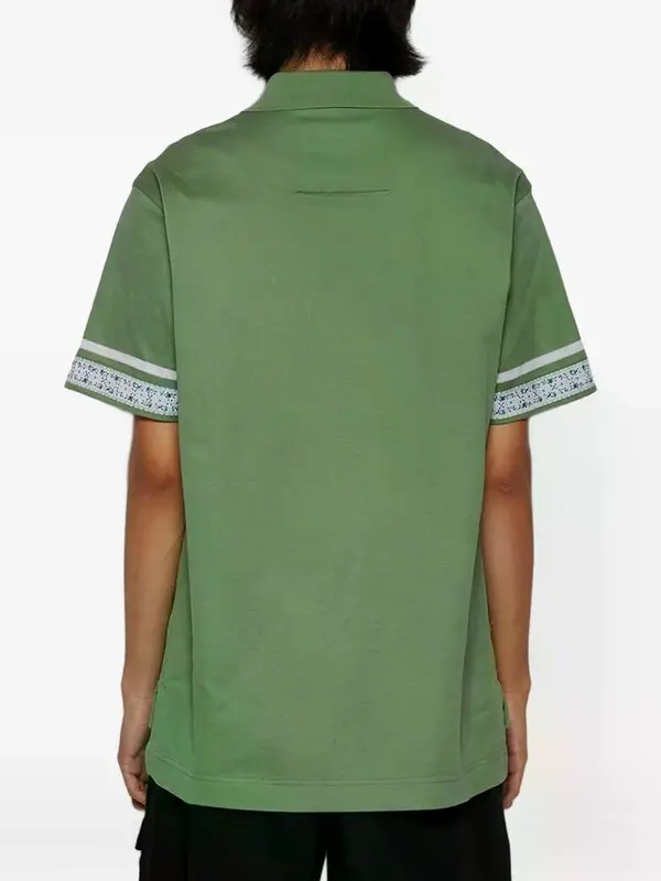 Givenchy Patterned-cuff Polo Shirt