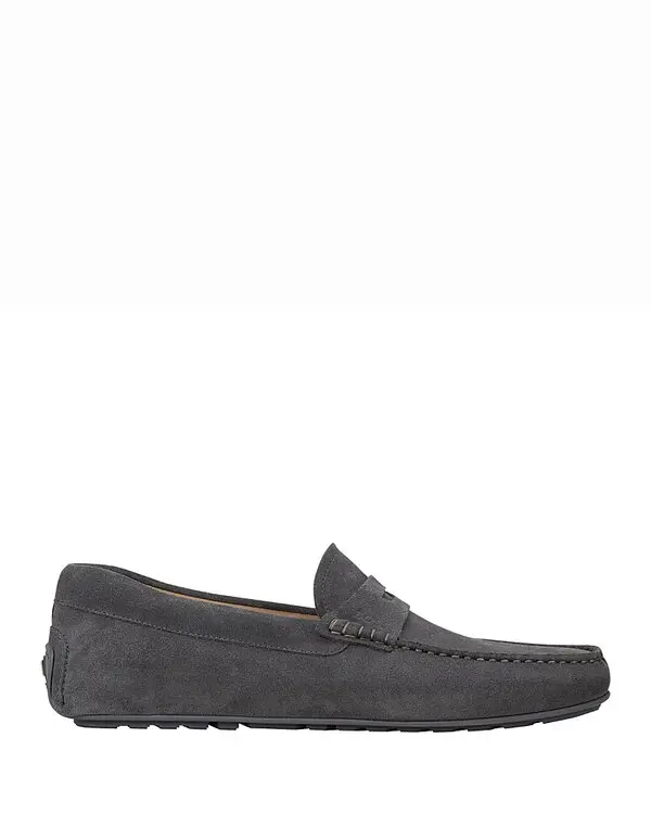 BOSS Suede Moccasins - Dark Grey
