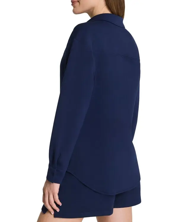 Spanx Airessentials Oversized Button Down Shirt - Timeless Navy