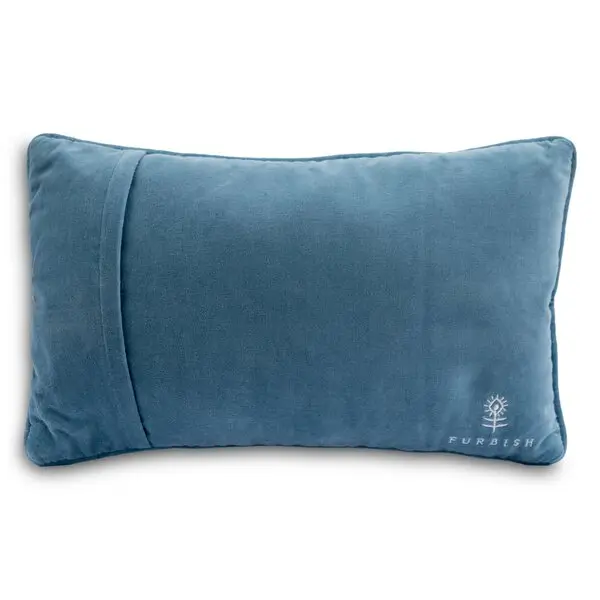 FURBISH Overserved Needlepoint Pillow, 15 X 9