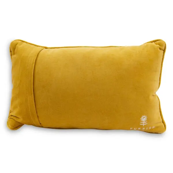 FURBISH Champagne Problems Needlepoint Pillow, 15 X 9