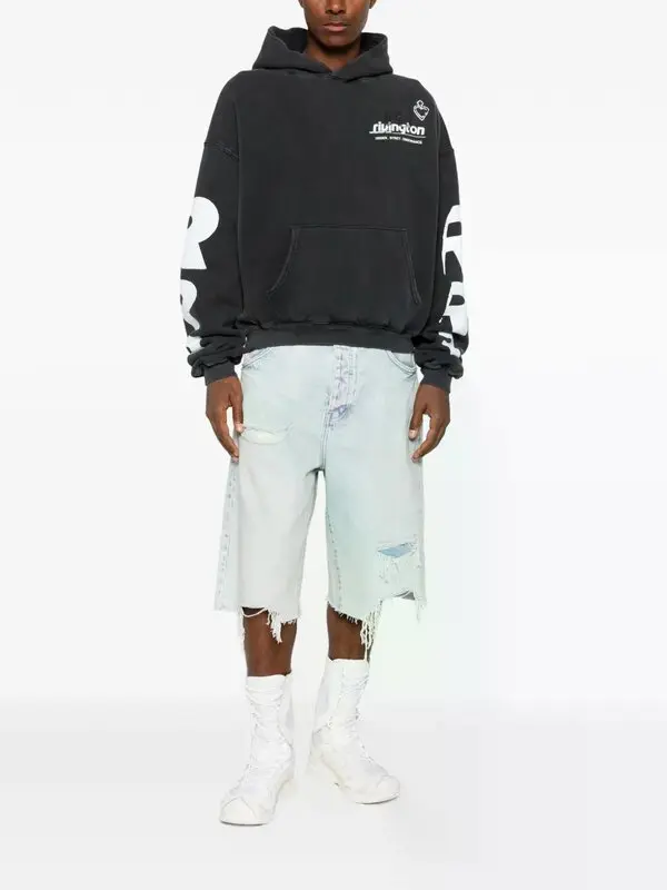 RRR123 Uso Logo-print Hoodie