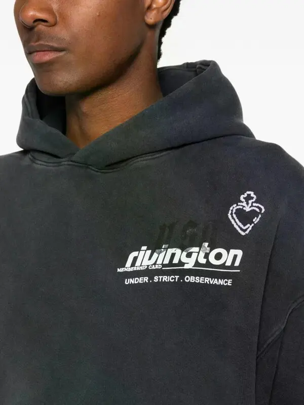 RRR123 Uso Logo-print Hoodie