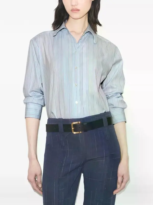 Tory Burch Striped Cotton Shirt