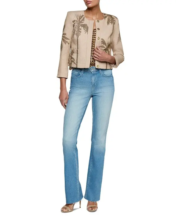 L'Agence Lian Collarless Jacket