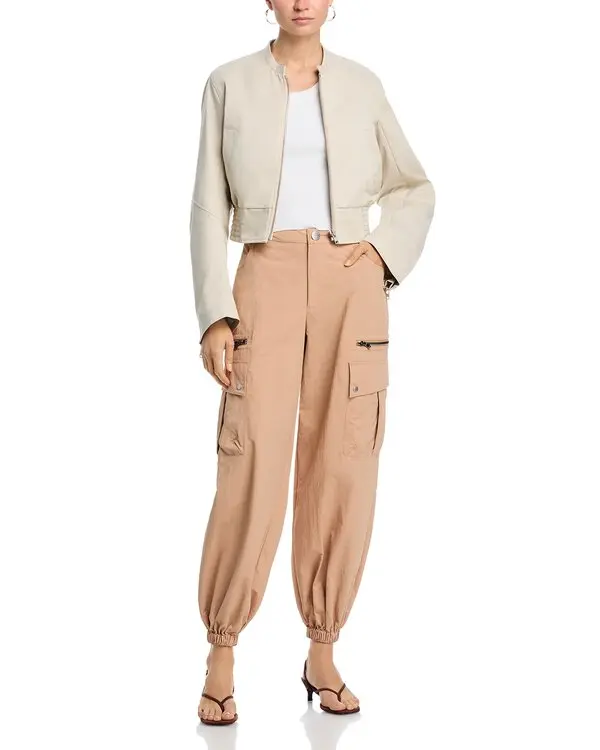 L'Agence Greer Cargo Jogger Pants - Praline