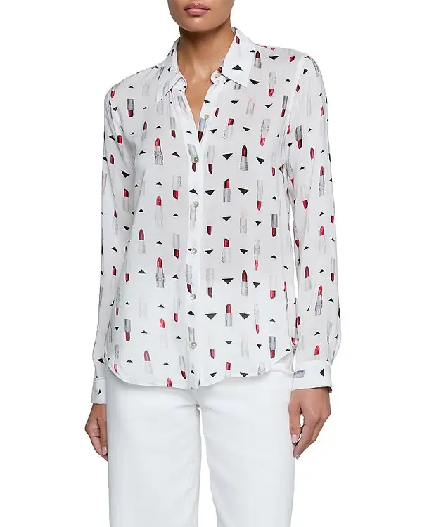 L'Agence Holly Long Sleeve Blouse