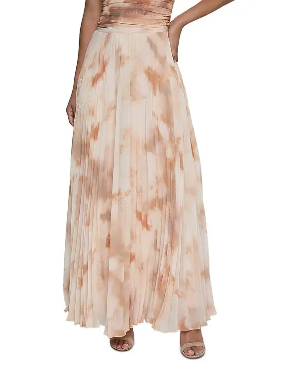 L'Agence Torin Pleated Maxi Skirt