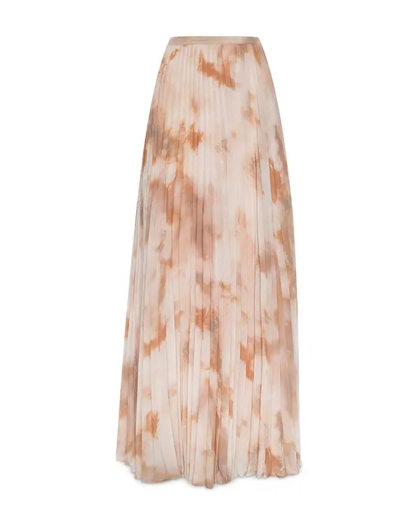 L'Agence Torin Pleated Maxi Skirt