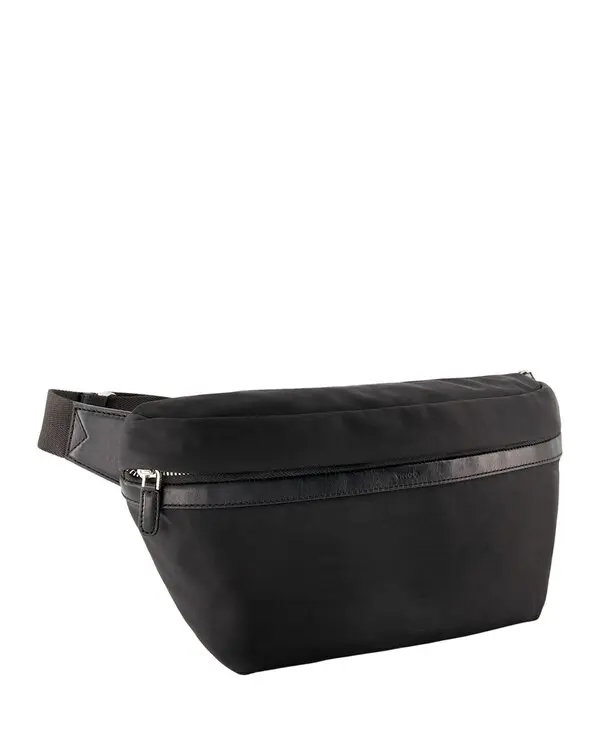 Vince Zip Nylon Sling Bag - Black Soft