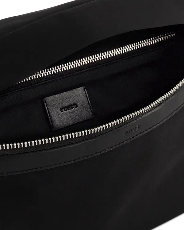 Vince Zip Nylon Sling Bag - Black Soft