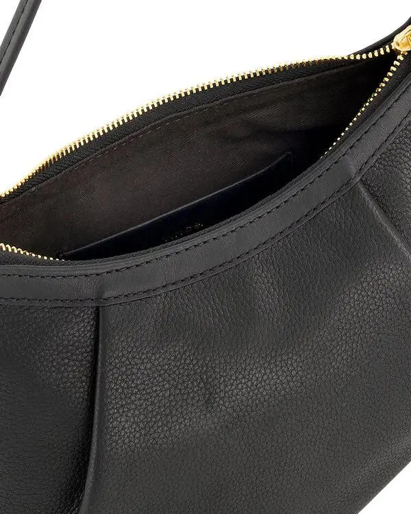 Vince Ava Pebbled Leather Convertible Crossbody Bag - Black
