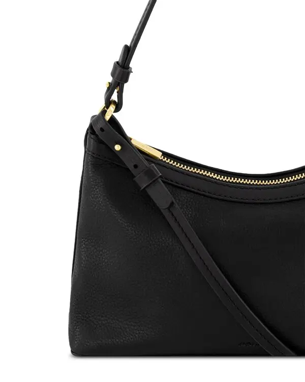 Vince Ava Pebbled Leather Convertible Crossbody Bag - Black