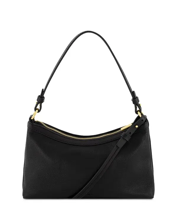 Vince Ava Pebbled Leather Convertible Crossbody Bag - Black