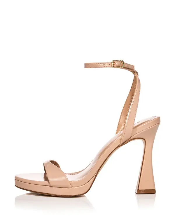 Aqua Darby Sandals Exclusive - Nude Leather