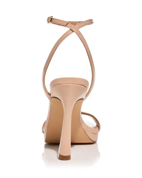 Aqua Darby Sandals Exclusive - Nude Leather