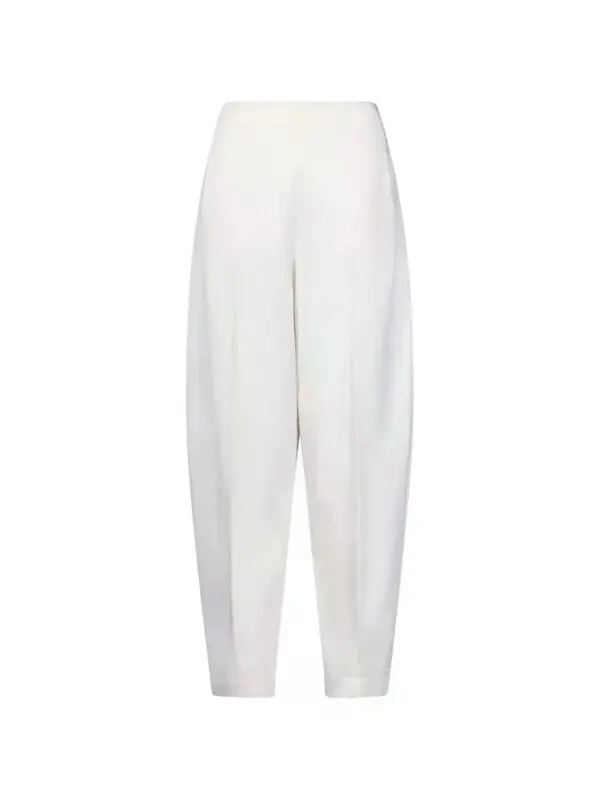 FFORME Yvette Tapered Trousers - White